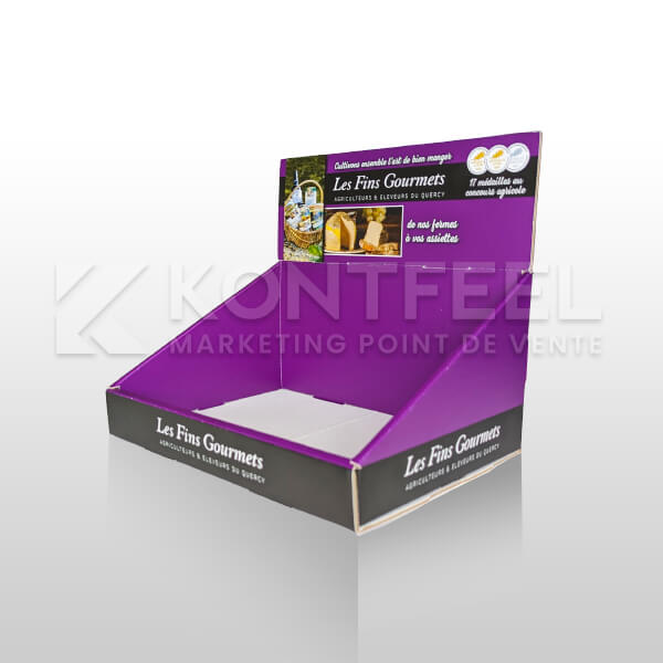 Plv Présentoir personnalisable pour GMS, rayon traiteur ou boucherie