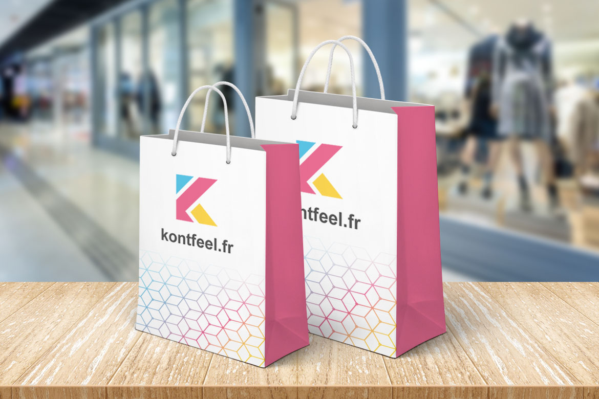 Impression HD personnalisée sur sac publicitaire papier ou tissu ...