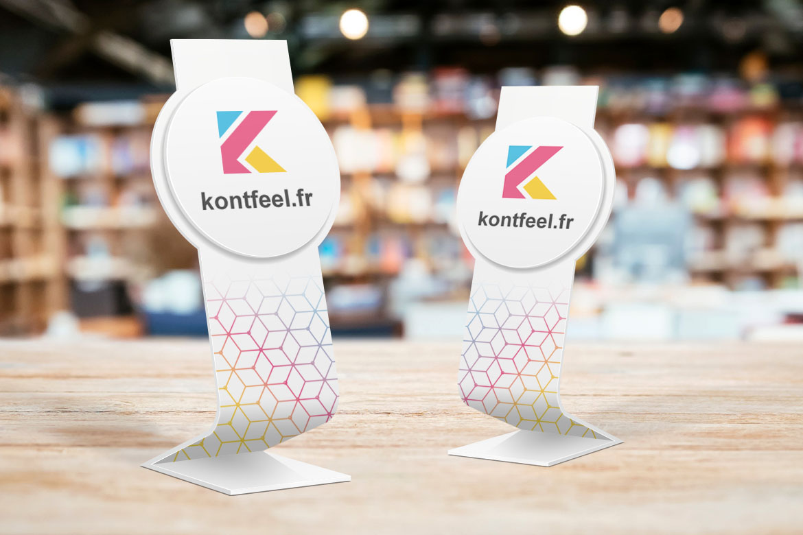 Présentoir Plv en plastique mobile personnalisé et design sur mesure ...