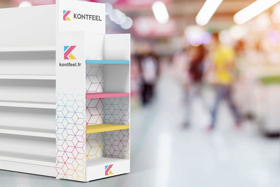 L' Habillage TG : le dispositif PLV rayon personnalisée en tête de gondole