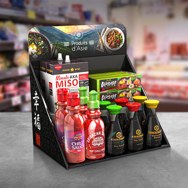 Retrouvez nos PLV de comptoir pour assurer votre visibilité en magasin